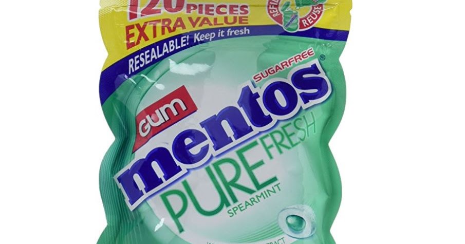 120 Piece Bag of Mentos Pure Fresh Sugar-Free Gum $2.98 + Free Shipping ...