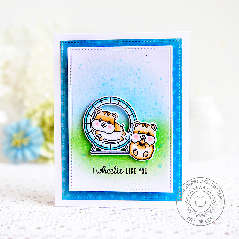 Sunny Studio: Happy Hamster Cards with Kay and Candice