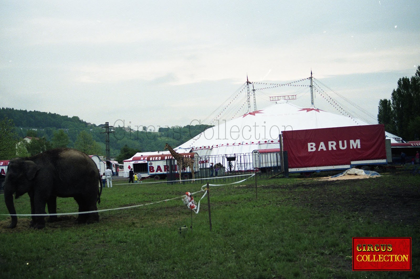 Circus -Collection: Circus Barum de Gerd Siemoneit 1991, les installations