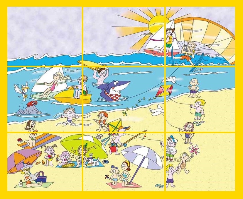 Burbuja de Lenguaje: Puzzles del Verano