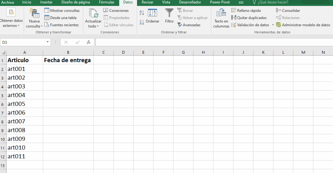 Píldoras Ofimáticas: Validar fecha en Microsoft Excel Píldoras Ofimáticas: Validar fecha en Microsoft Excel