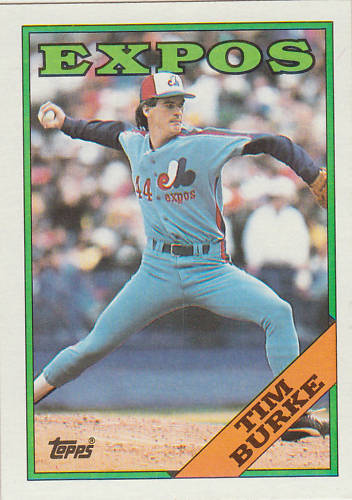 The Pitcher Who Was Traded to New York For Ron Darling: Tim Burke (1991 ...