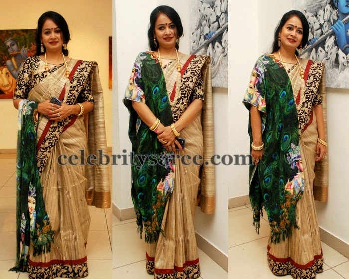 Rakhi Baid in Silk Saree - Saree Blouse Patterns