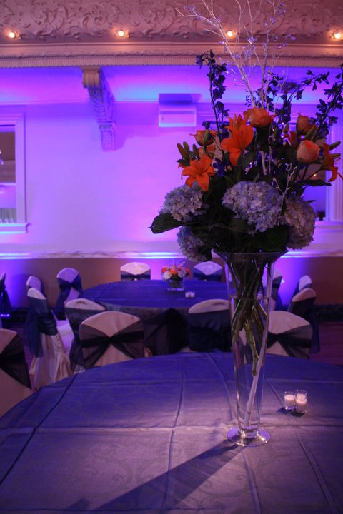 Orange, Blue and White at Cathedral Basilica and Mahler Ballroom ...