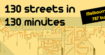 Melbourne on Transit: Timetable Tuesday #71: 130 streets in 130 minutes ...