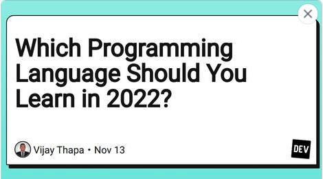 Which Programming Language Should You Learn in 2022?
