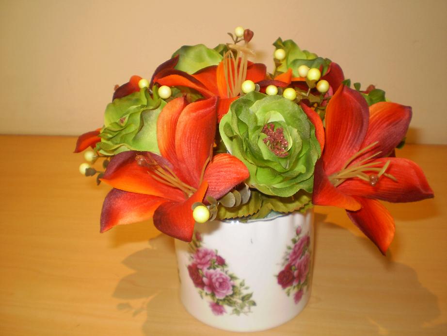 RumahKu-SyurgaKu: Contoh Gubahan Bunga Simple