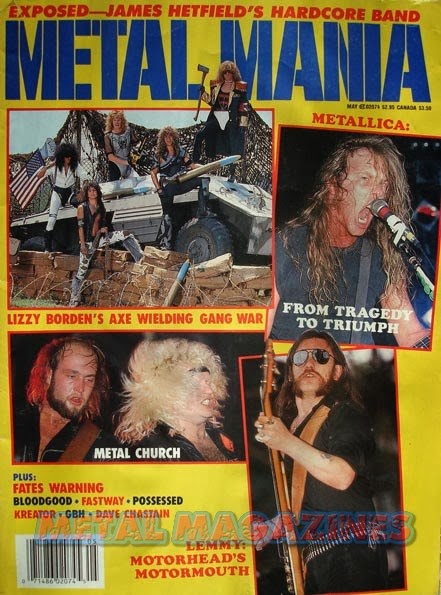 METAL MAGAZINES: METAL MANIA (USA)