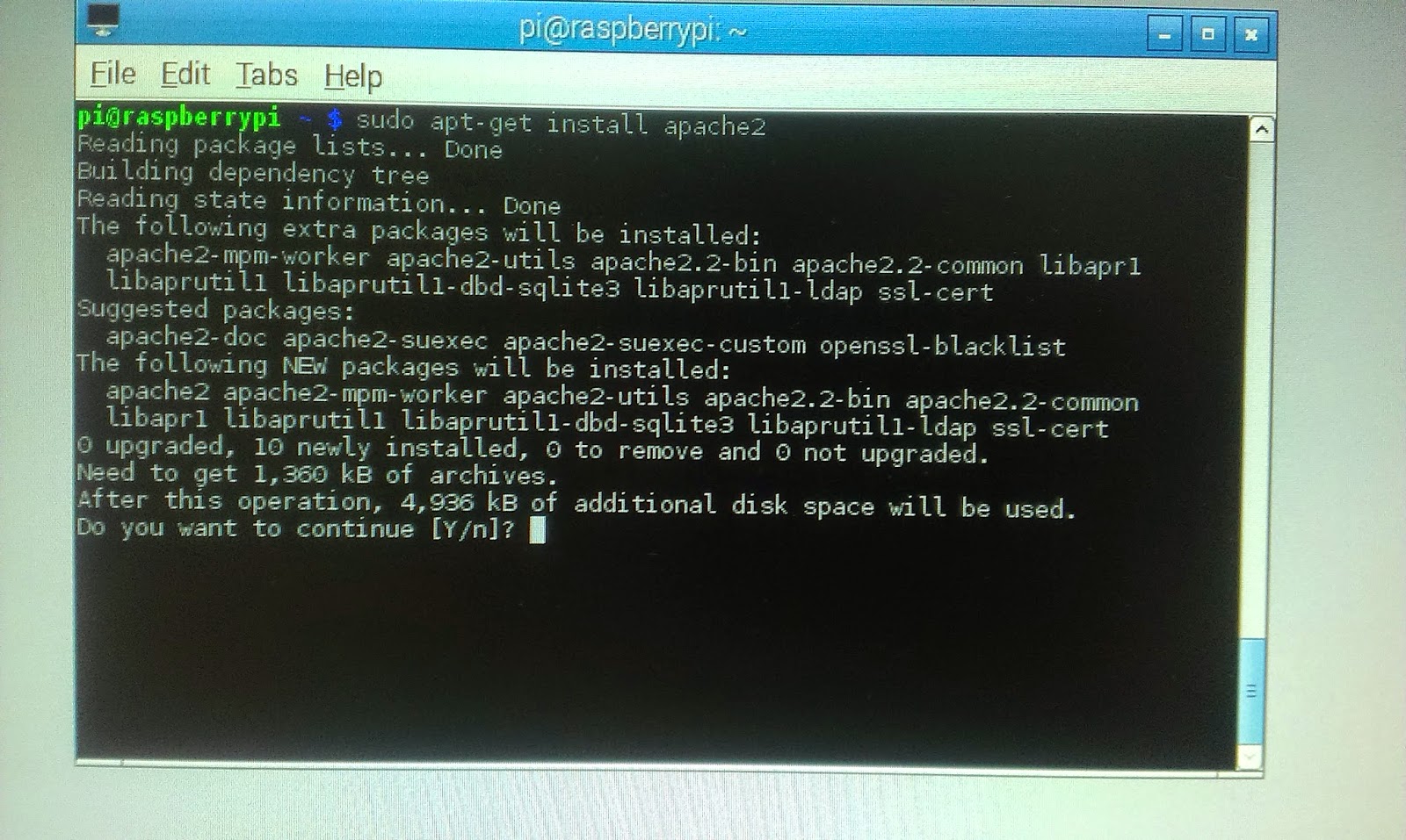 Study Raspberry Pi: Apache HTTP server installation Study Raspberry Pi: Apache HTTP server installation