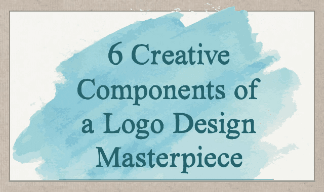 6 Creative Components of a Logo Design Masterpiece #Infographic ...