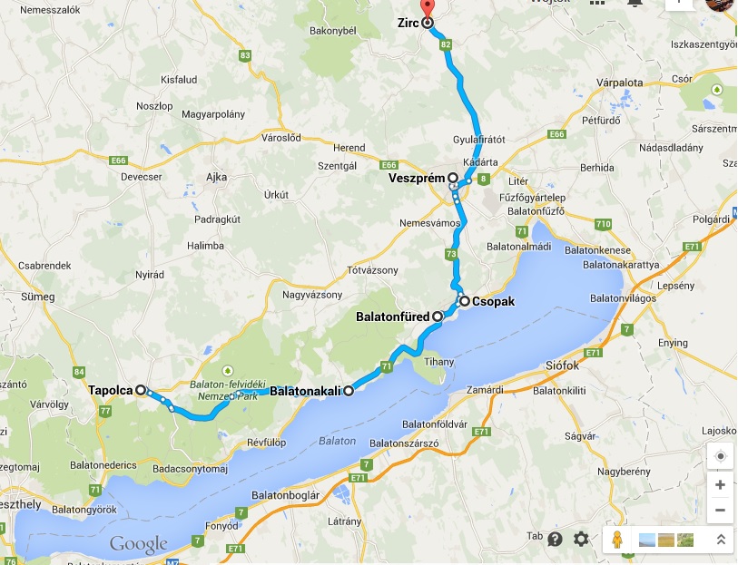 szosowaszosa: Szosą nad Balaton. Tapolca - Balatonakali - Balatonfüred ...
