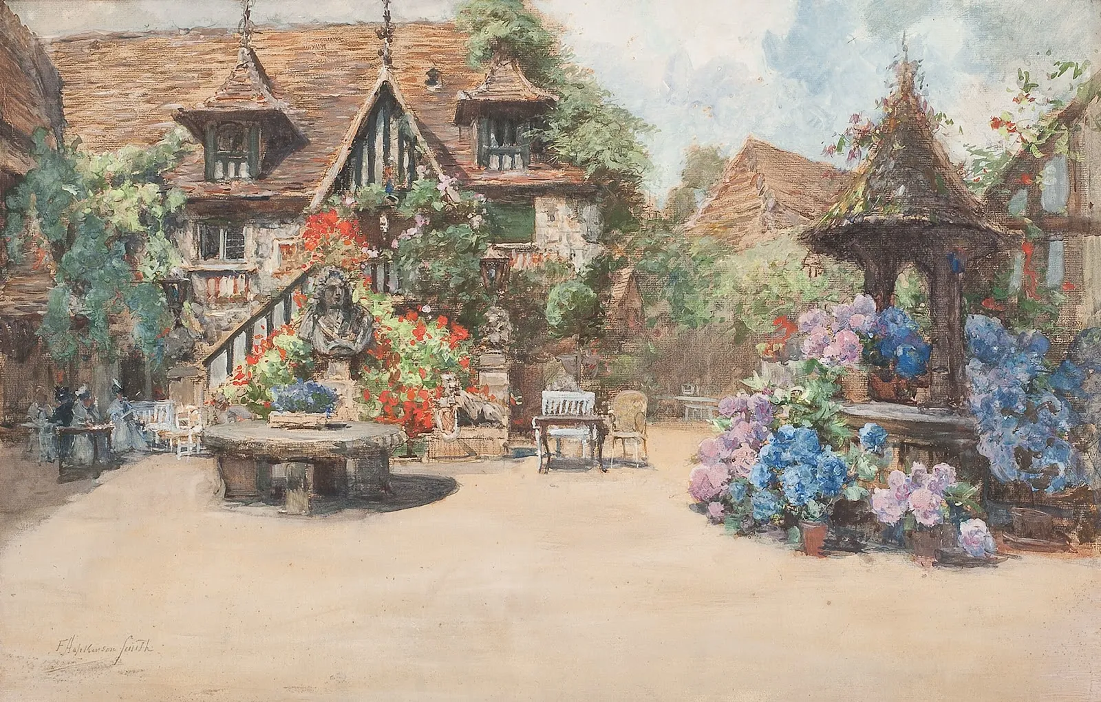 F. Hopkinson Smith (1838-1915) Landscape / Genre painter | Tutt'Art ...