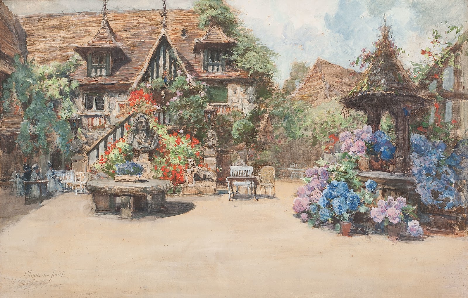 F. Hopkinson Smith (1838-1915) Landscape / Genre painter | Tutt'Art ...