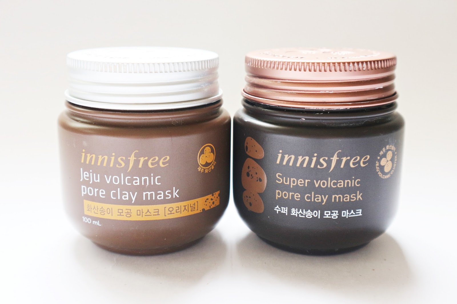 Review and Comparison: Innisfree Jeju Pore Clay Mask and Super Volcanic ...