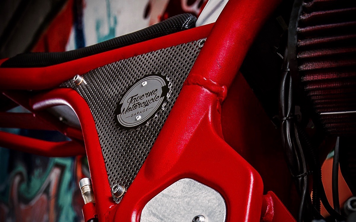 Bandido Red & Blue - Inazuma café racer