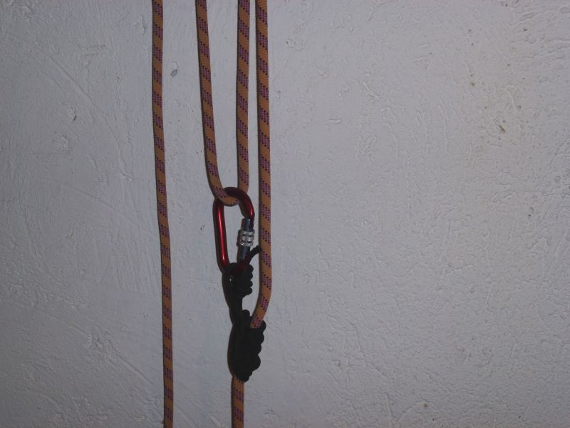 verticalRock: Tecniche - Paranco semplice