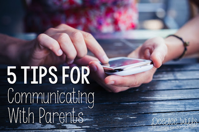 5 tips for communicating with parents | Mrs. Wills Kindergarten ...