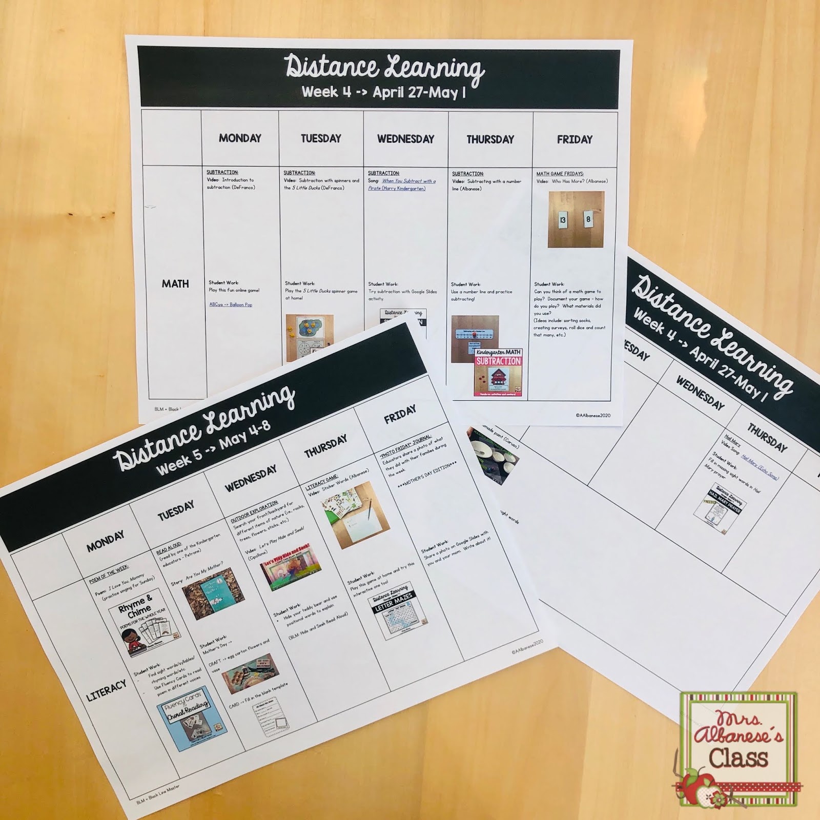 Distance Learning in Kindergarten {as best as possible!} | Mrs ...