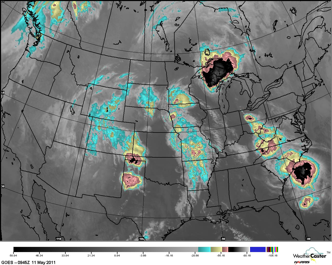 Svr T-Storms In W TX - Fires In SE NM.