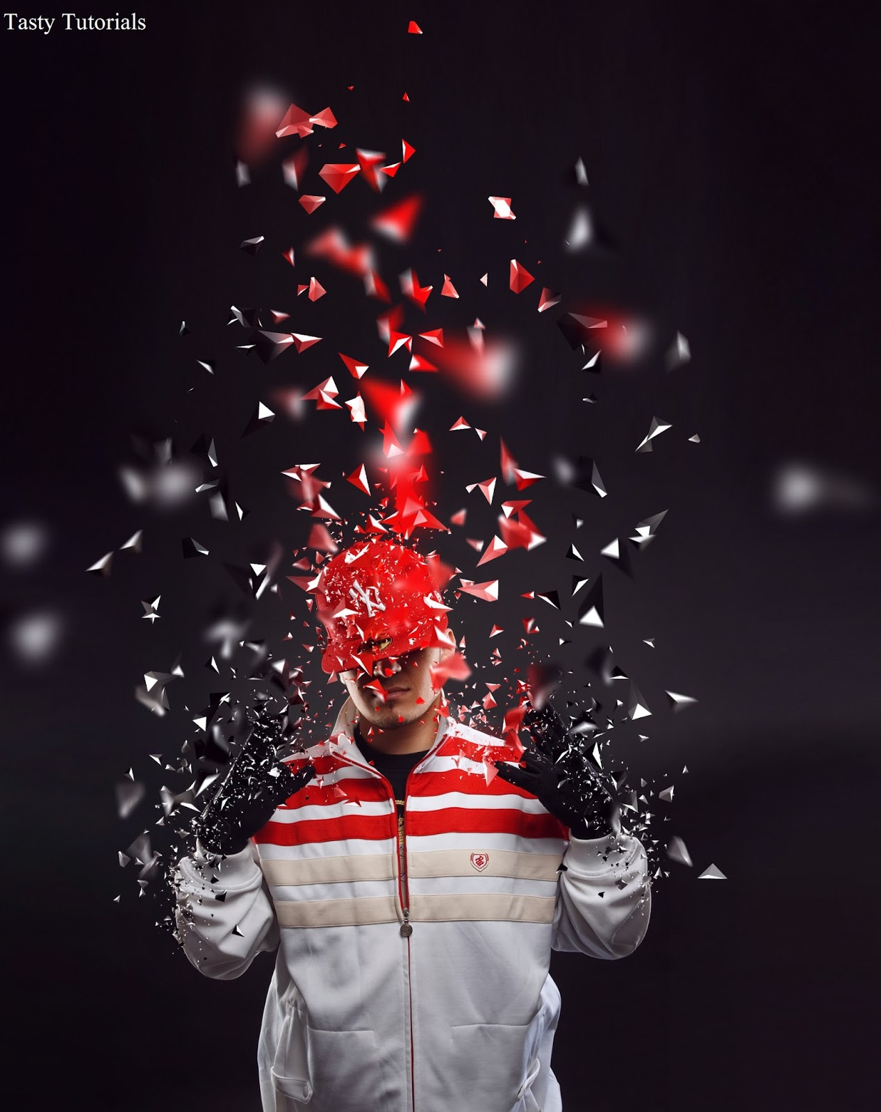 3d Polygon Shatter Effect In Photoshop Cs6 Extended Tasty Tutorials
