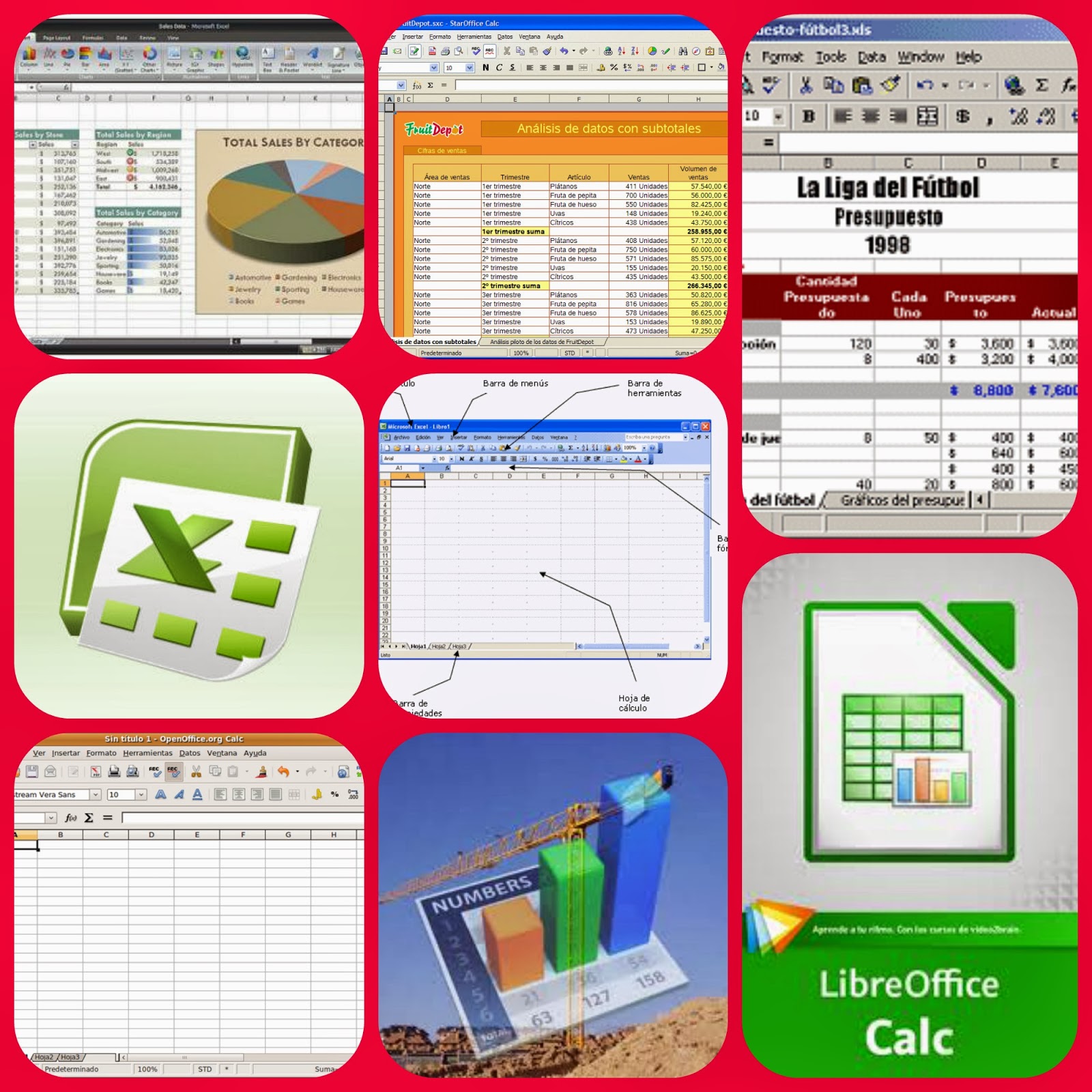 Microsoft Excel Hoja Electronica De Calculo