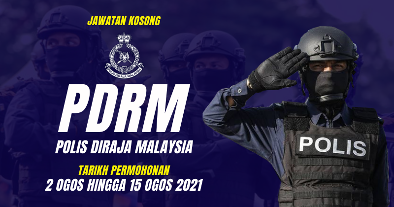 Pengambilan Polis Diraja Malaysia (PDRM) ~ Mohon Online - My Kerja!