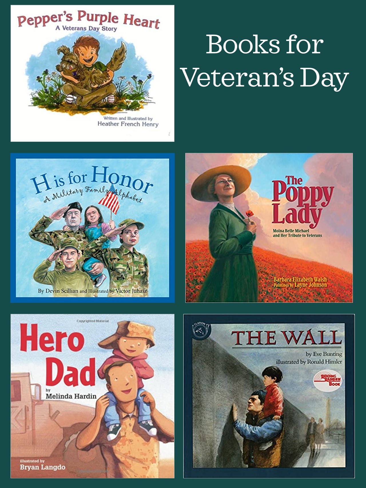 Pocketful of Treasures: Bingo Bottles Craft and 6 Books for Veteran's Day
