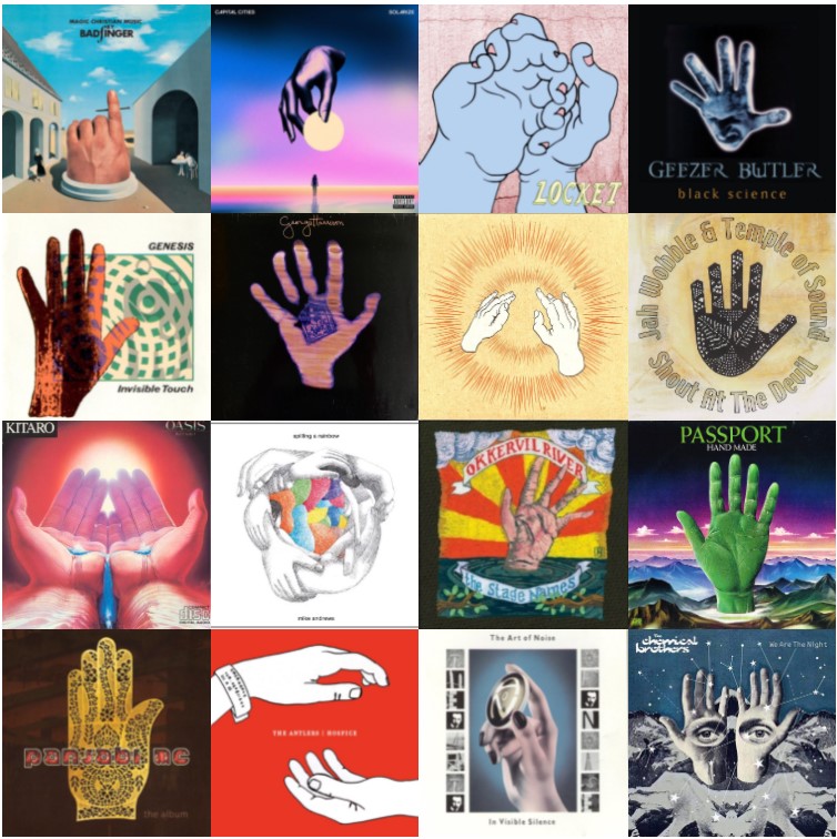 TravelMarx: Music Album Covers With Hands On Them – Part 2