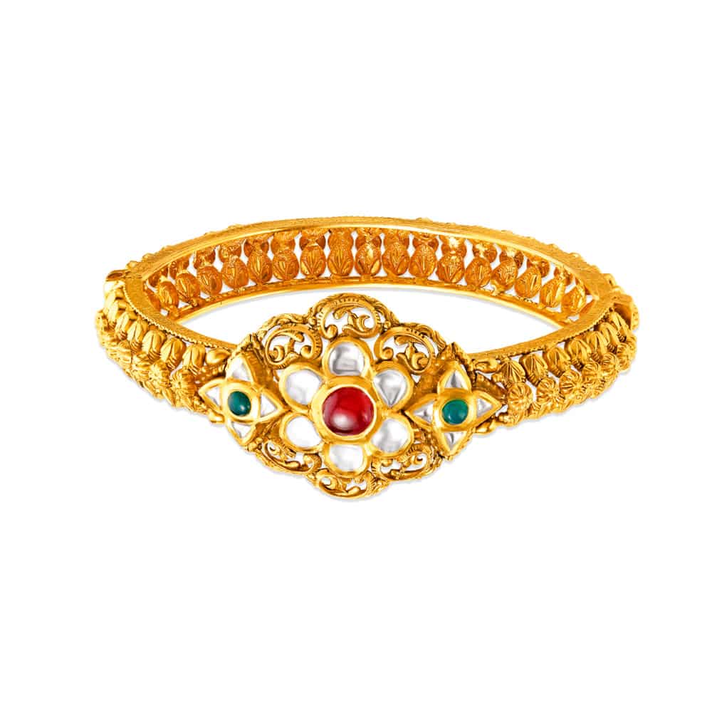 Golden multi color bangles