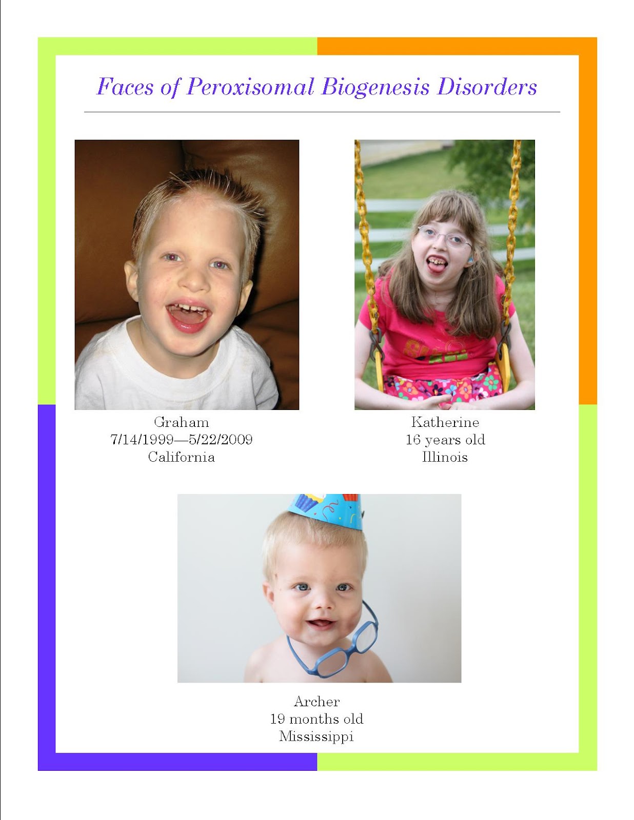 Faces of Peroxisomal Biogenesis Disorders