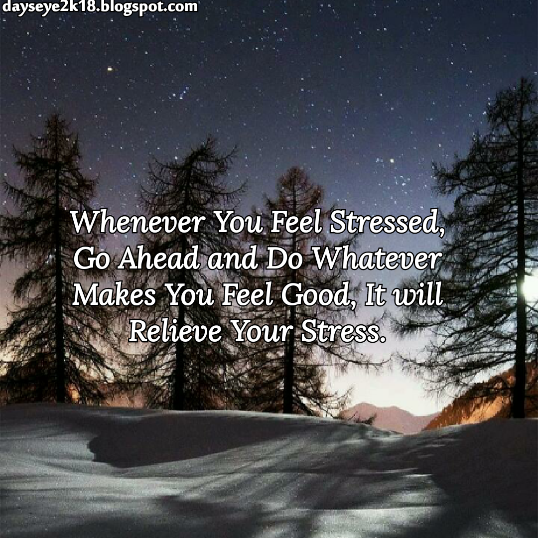 How to Relieve Stress Quickly