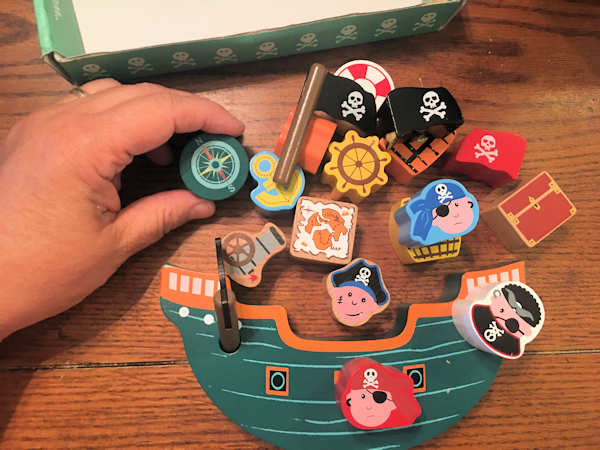 The Playful Otter: Blockbeard's Balance Boat Balancing Game