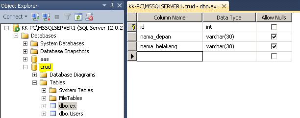 CRUD Sederhana Menggunakan VB.NET