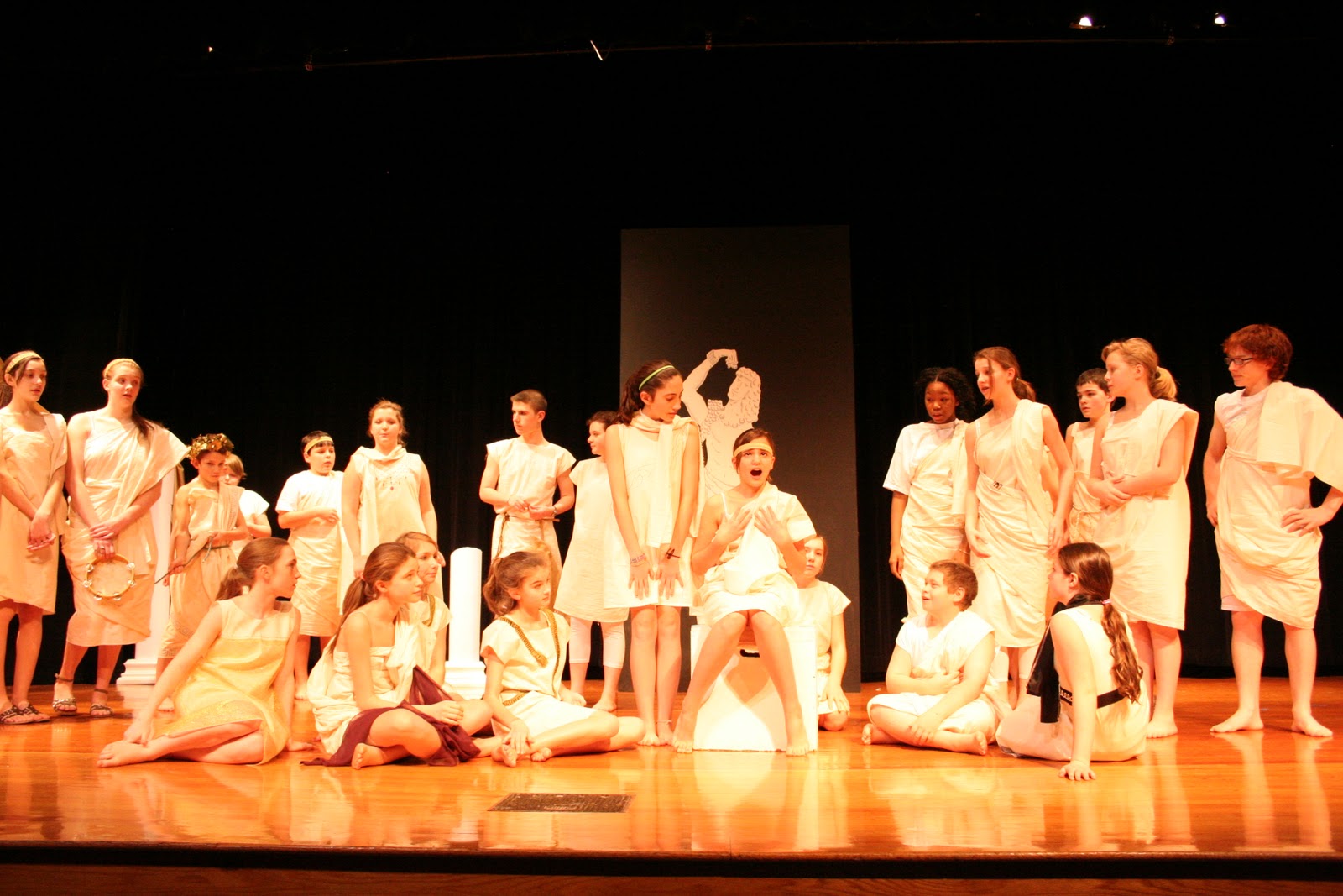 "Circus Olympus" ... Greek Theatre!: Athena & Arachne Production Photos