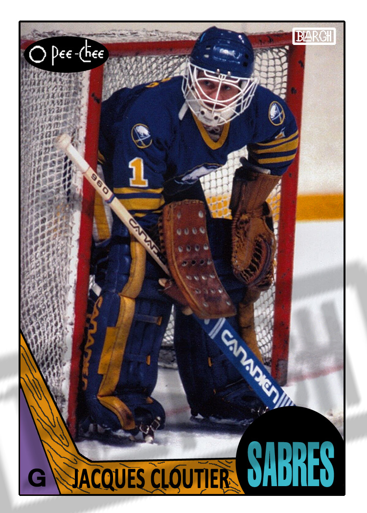 The Cardboard and Me: Lost Rookies; 1983-84 OPC Jacques Cloutier