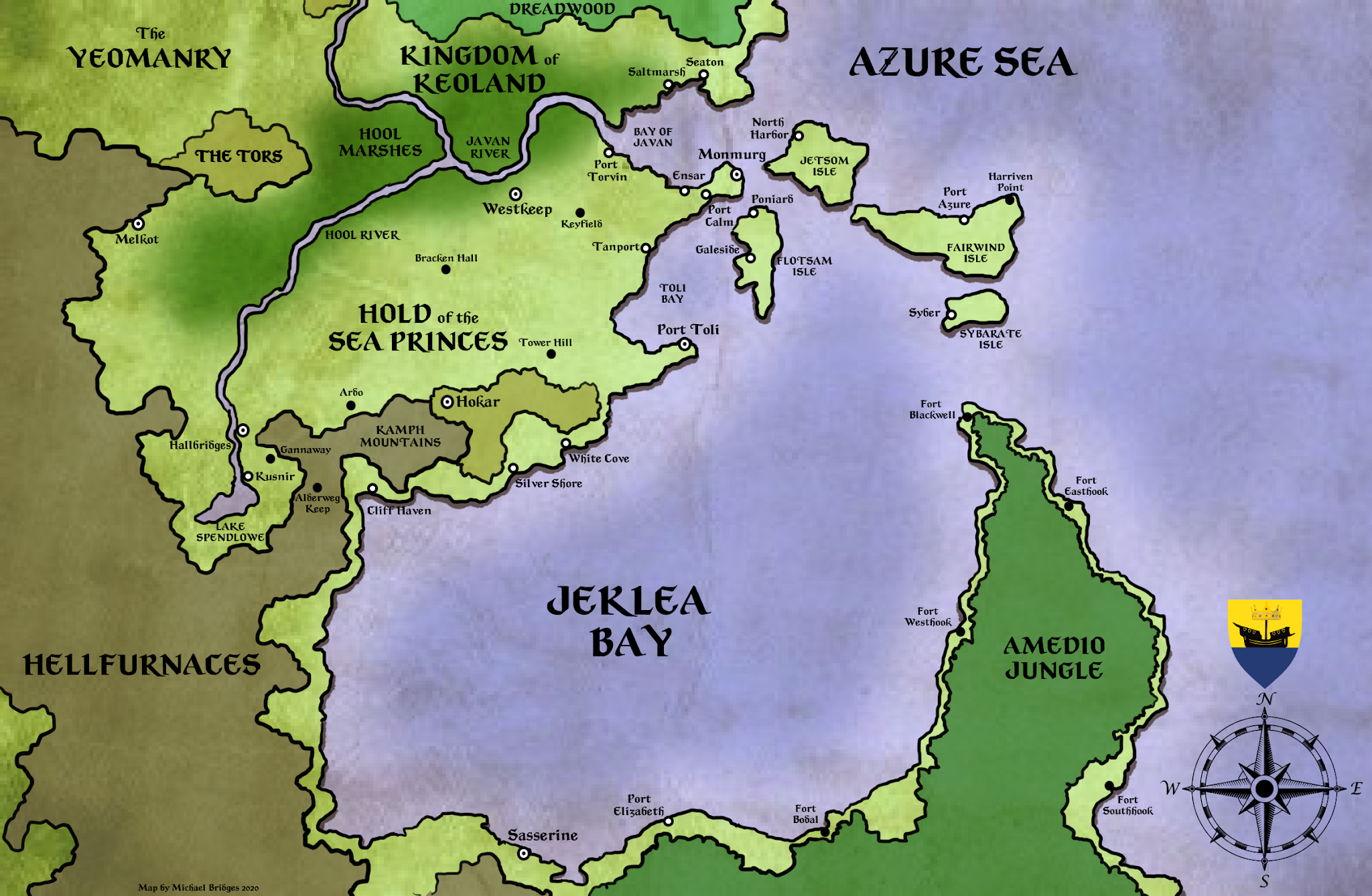 Greyhawkery: New Maps: Unconquered Sea Princes