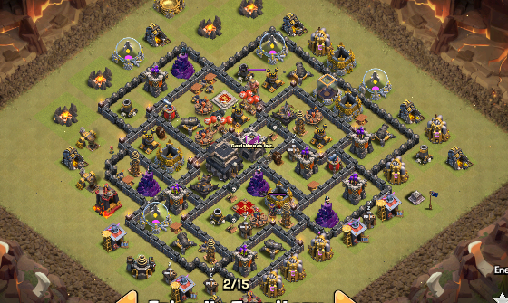 Kumpulan Base War TH 9 Terkuat Desain terbaru - Clasher Indo