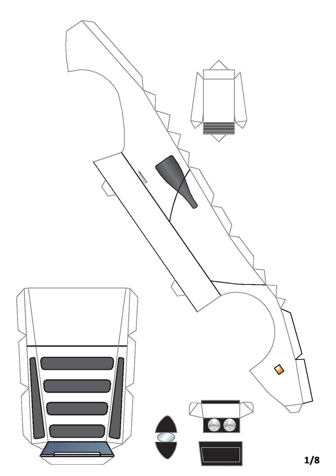 DreamCarsPro: DIY Lamborghini Countach LP400 Paper Model