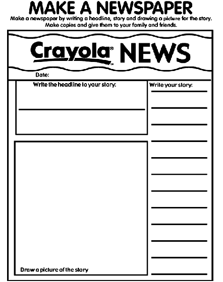 Crayola Make Your Own Coloring Page ~ Coloring Pages