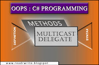 MULTICAST DELEGATE IN C# ~ readrwrite blogs