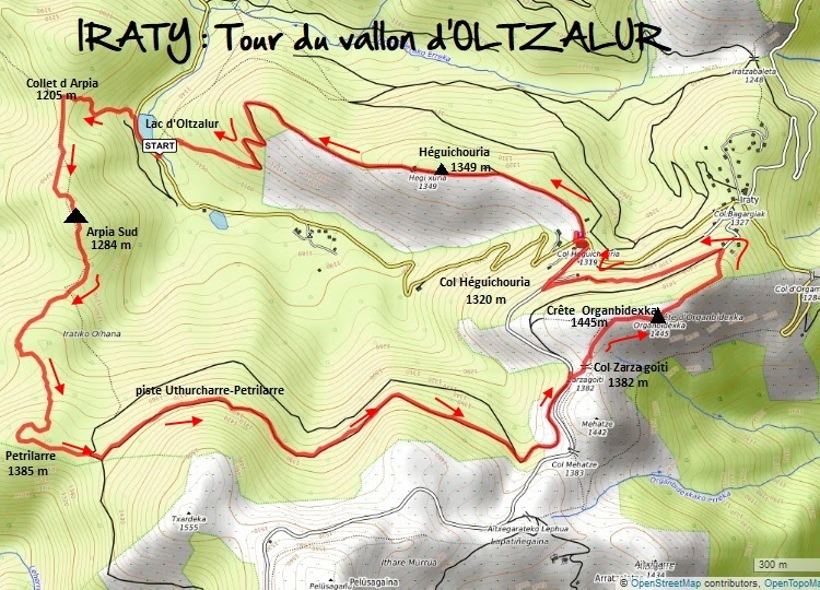 Garazi Baigorry Rando: IRATY Tour du vallon d'OLTZALUR