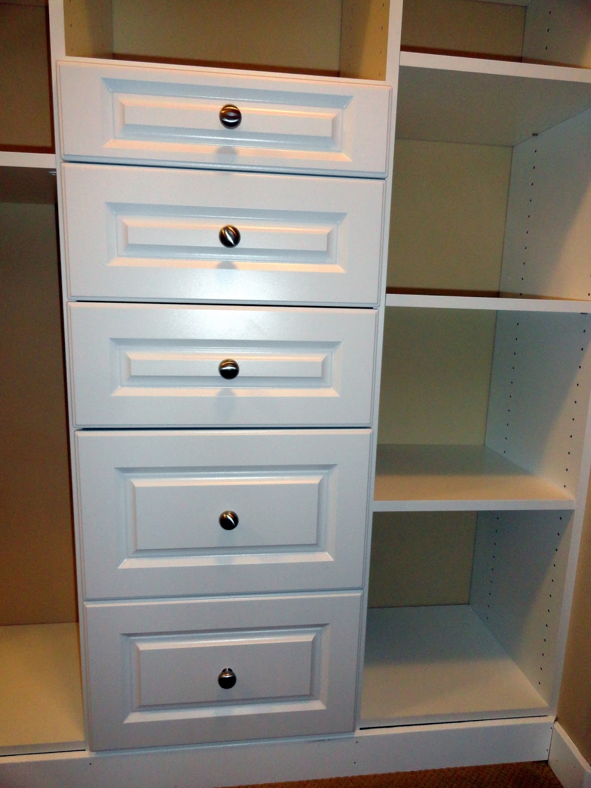 Master closet built in progress