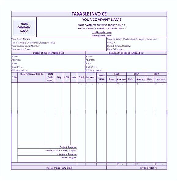 Australian Invoice Template Word - Invoice Template