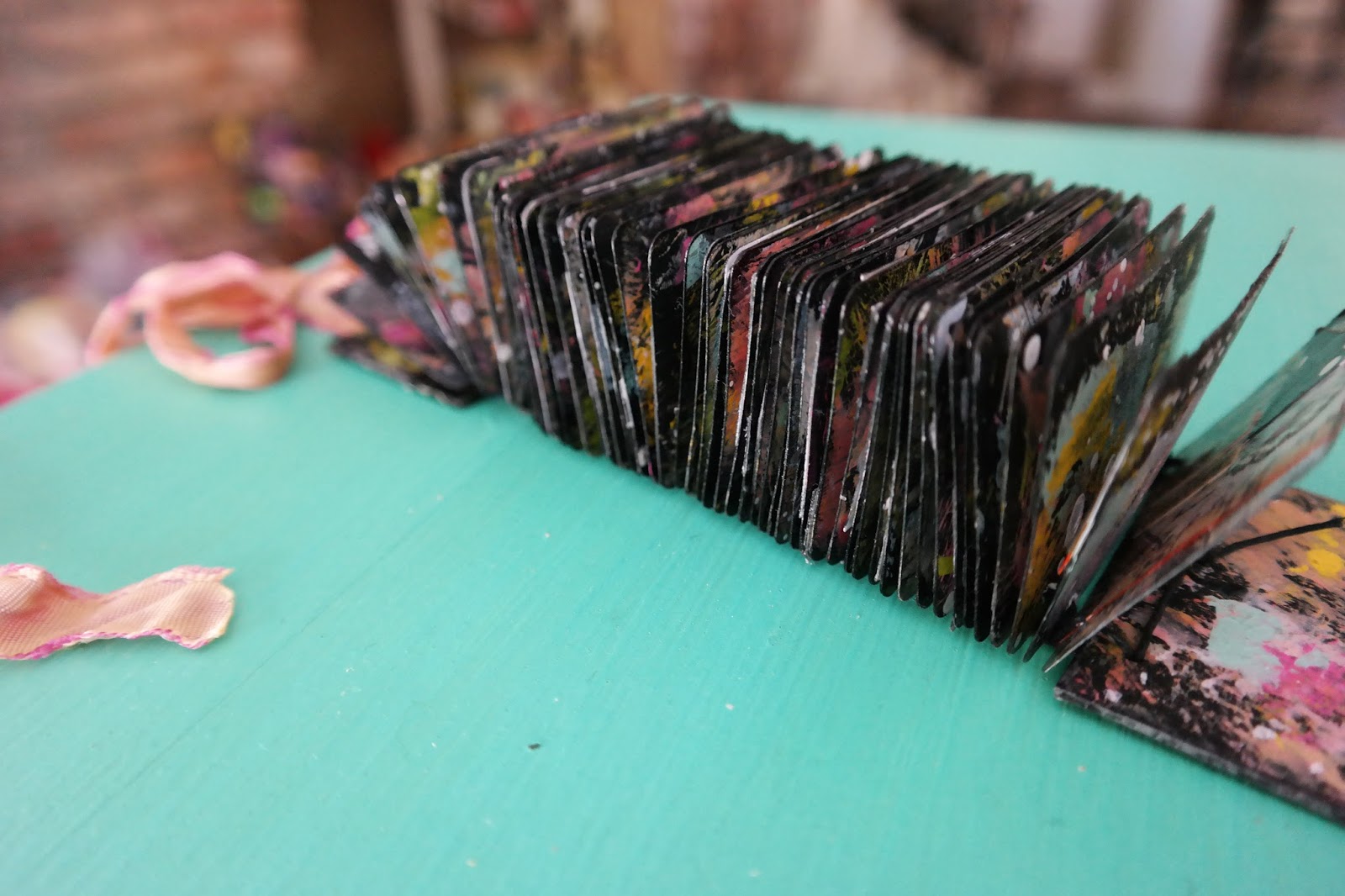Artful Play: Binding A Deck Of Cards Into An Art Journal