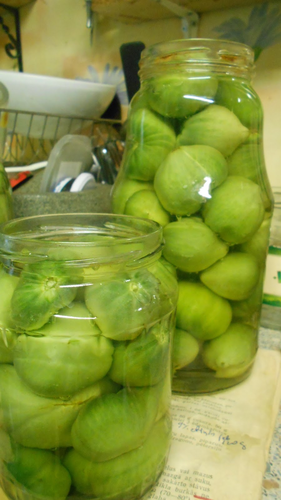 Lailas taka: Marinēti zaļie tomāti