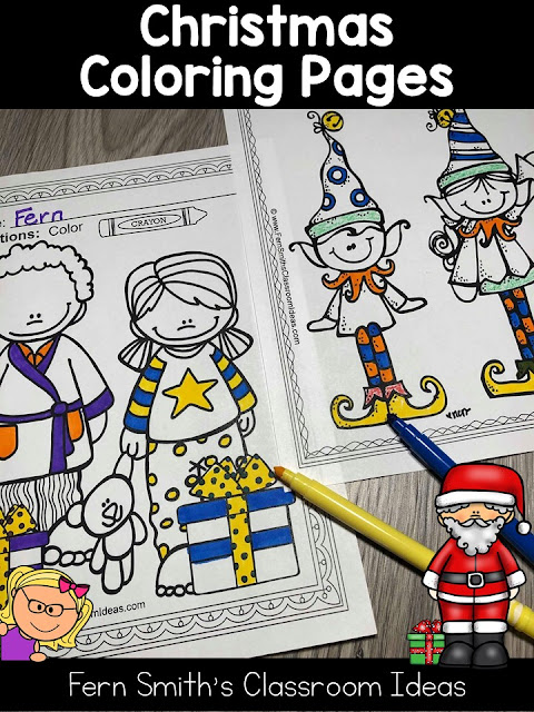 Looking For Some Christmas Coloring Joy for Your Classroom? - Fern ...
