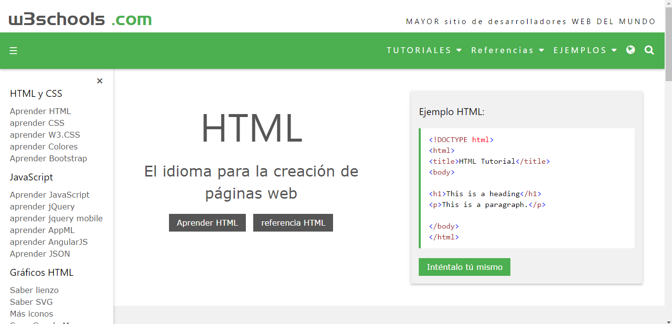 Introducción al desarrollo Web: 2016
