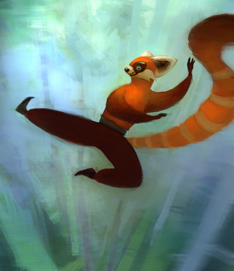 Mega Sketchies: Kung Fu Red Panda
