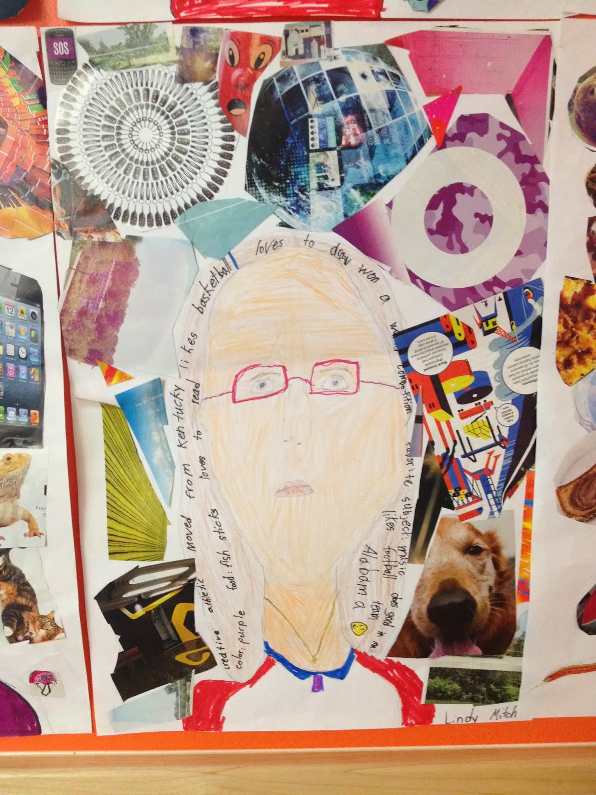 Mud to Masterpiece: 4th Grade Collage Self Portraits!