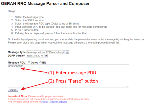 3GPP Message Analyser - Blog: How to decode a message?